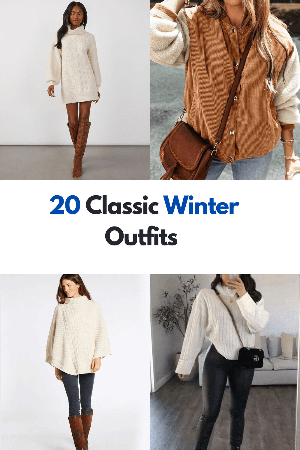 20 Classic Winter Outfits To Try This Winter Season To Make A Cold ...