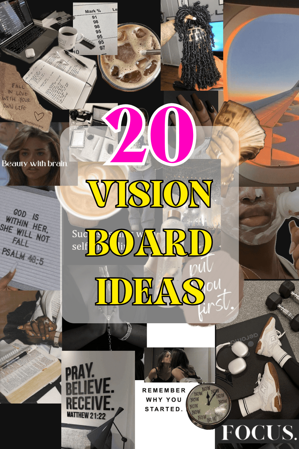 20 Vision Board Ideas to Inspire Your New Year 2025 Goals